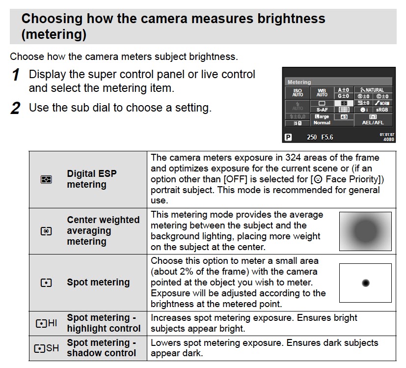 Man Behind Lens: Which Metering Mode Should You Use?