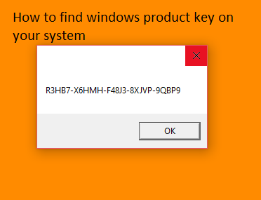 MR. ENGINEER's DESIGN: How to Find windows product key in your system