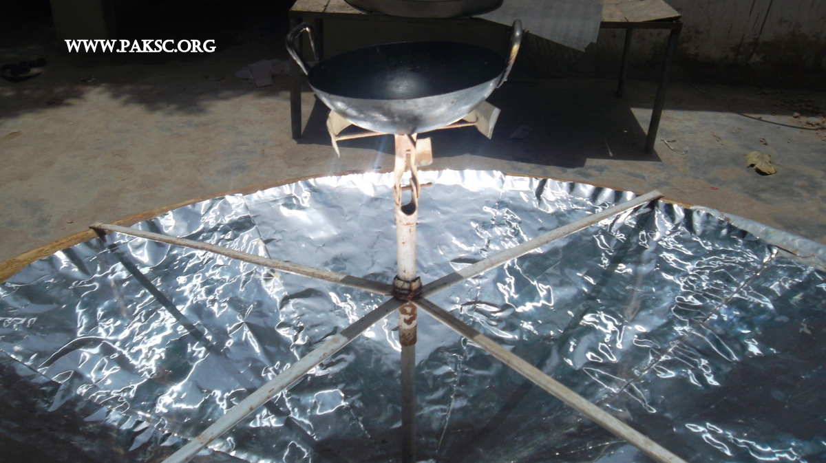 solar cooker, cooking: parabolic solar cooker construction photos from ...