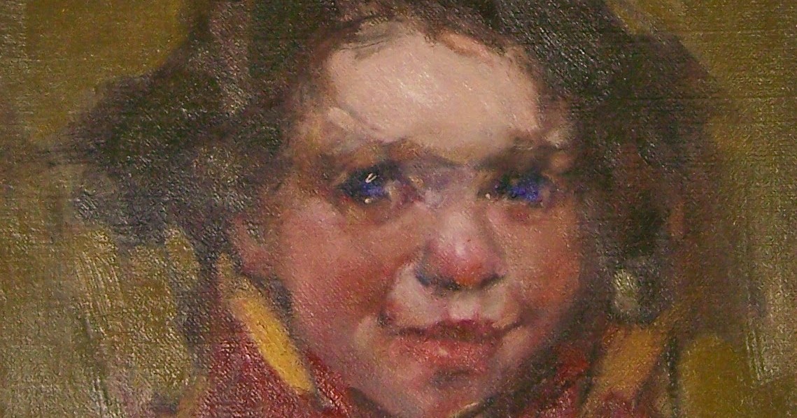 Kim Roberti Art Gallery: RELUCTANT SMILE original 6x6 oil/linen