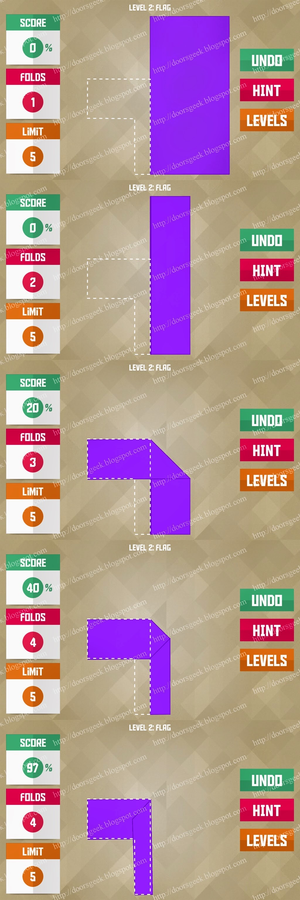 Paperama [Yama] Level 2 - Flag ~ Doors Geek