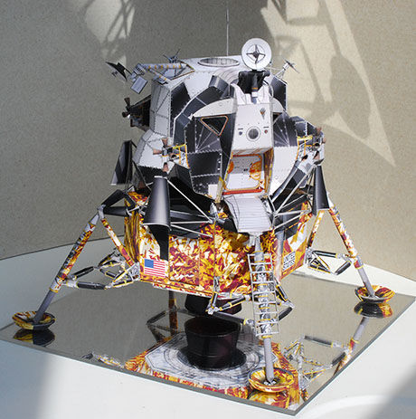 Apollo 13 Lunar Module Aquarius Paper Model | Paperized Crafts
