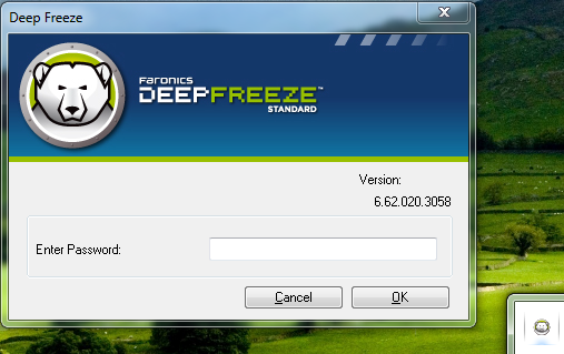 cara membuka deep freeze: cara membuka deep freeze