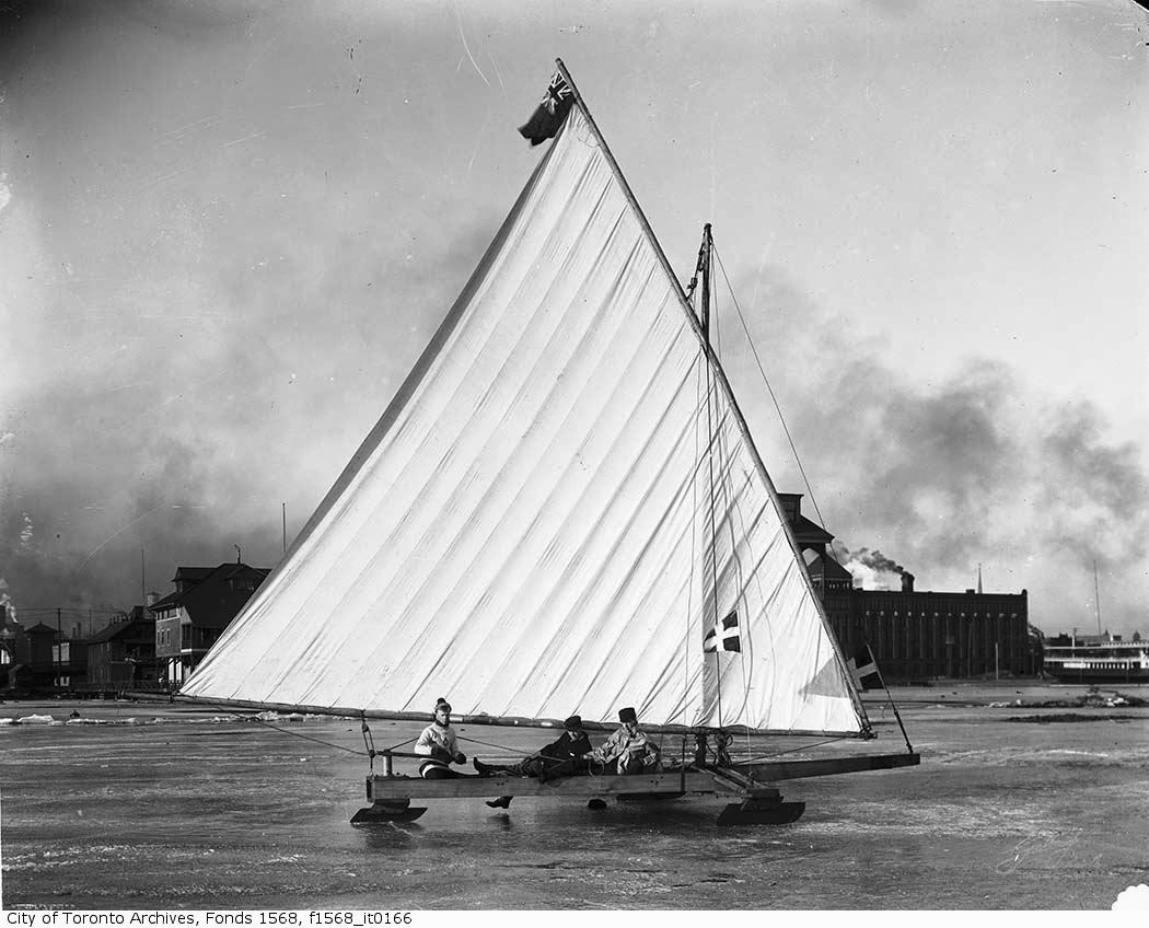 Inkwell Inspirations: Historic Winter Sports: Ice Sailing