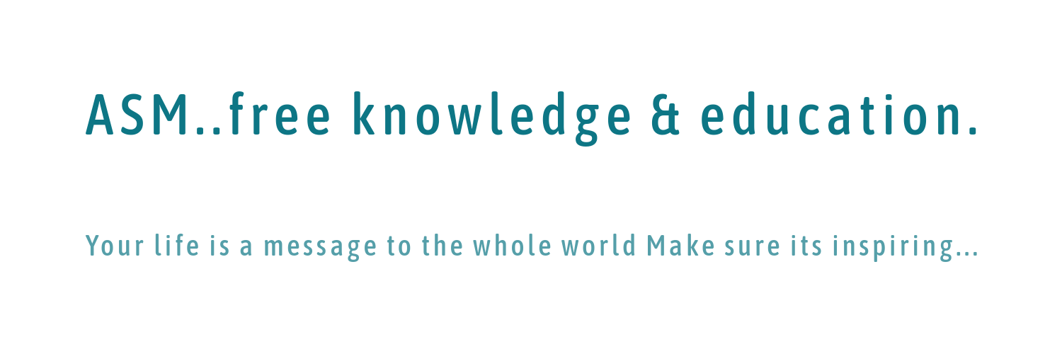 ~ ASM..knowledge & education