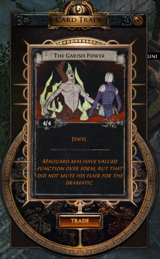 PoEの話: Divination card