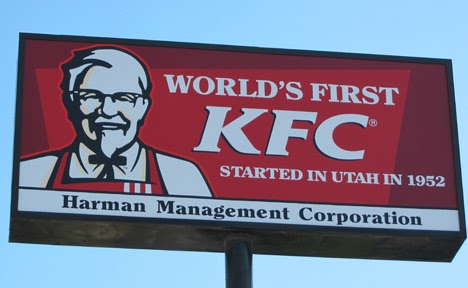 Travels with Auntie M: World's First KFC, Salt Lake City - 06 JUN 2011