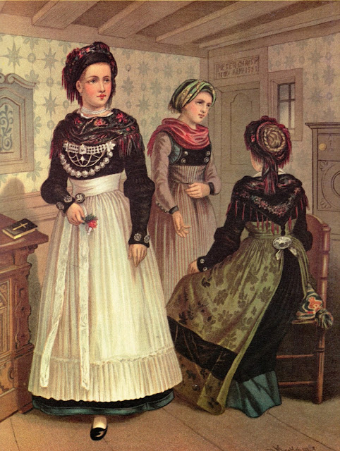 FolkCostume&Embroidery: Costume of the North Frisian Islands