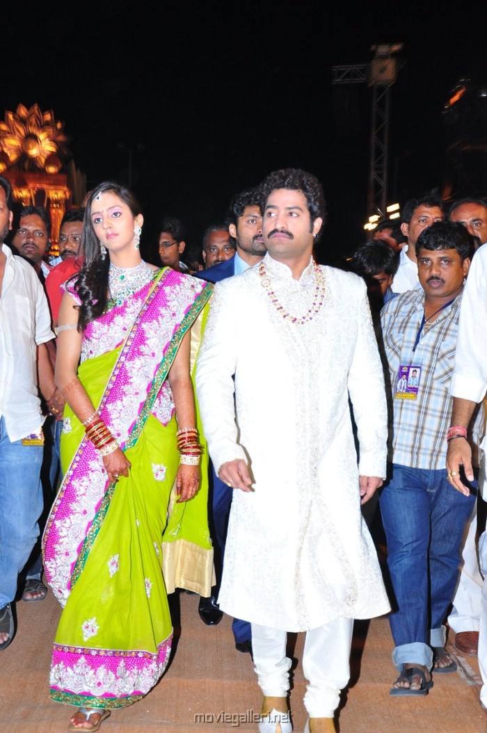 Jr NTR Marriage Wedding Reception Stills Photo Gallery ~ Cinindya
