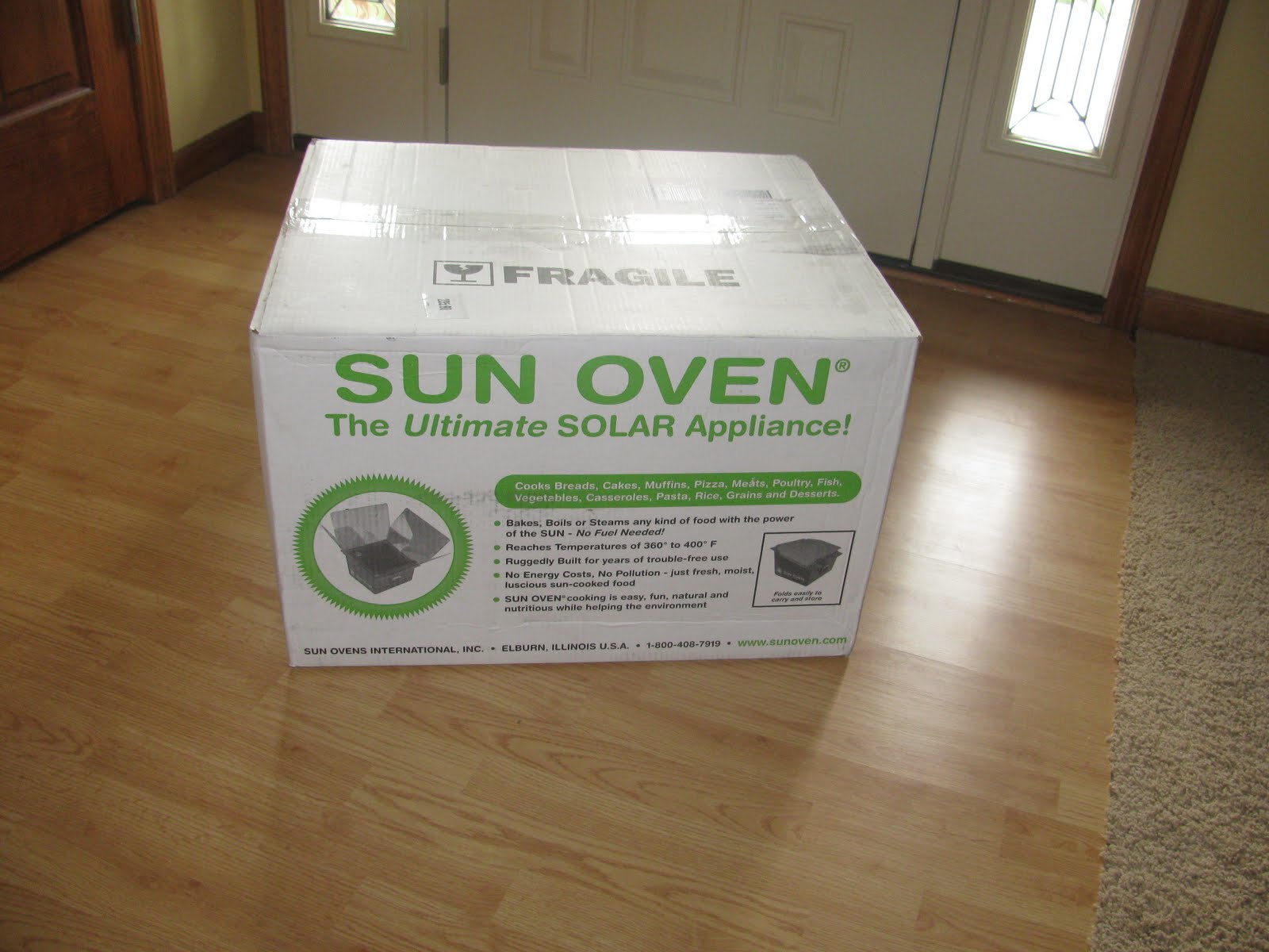 The Harried Homemaker Preps: Sun Oven, Part I: First Impressions