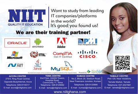 NIIT Ghana offering Programming Based Course: 2016