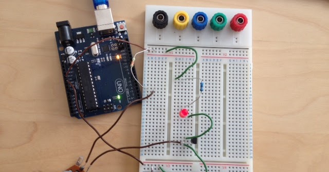 DinShaTECH: Arduino Tutorial # 2 - Reading a Potentiometer (Analoginput)