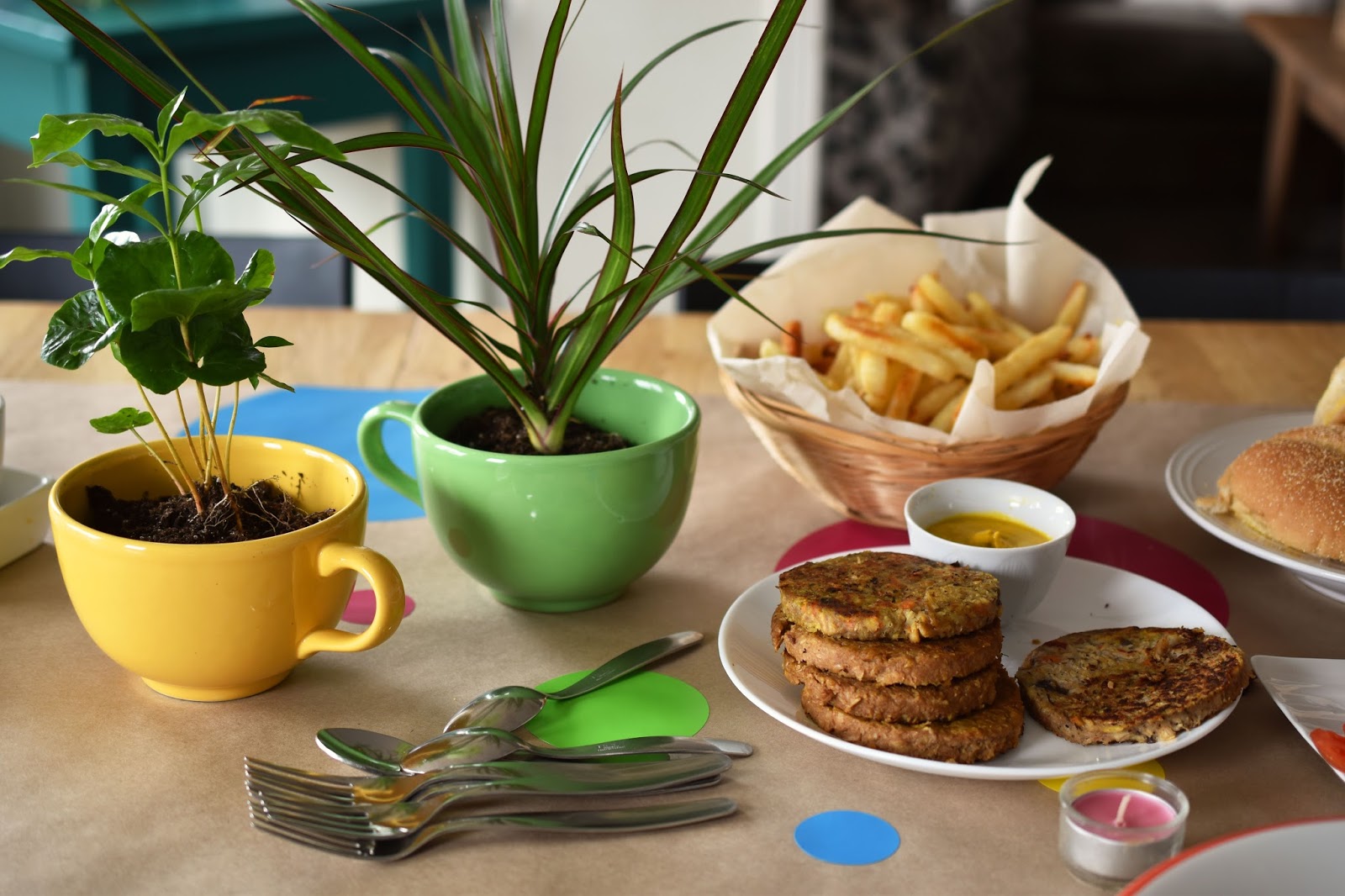 Woman in Real Life: Celebrate Spring Party With Veggie Burger Bar ...