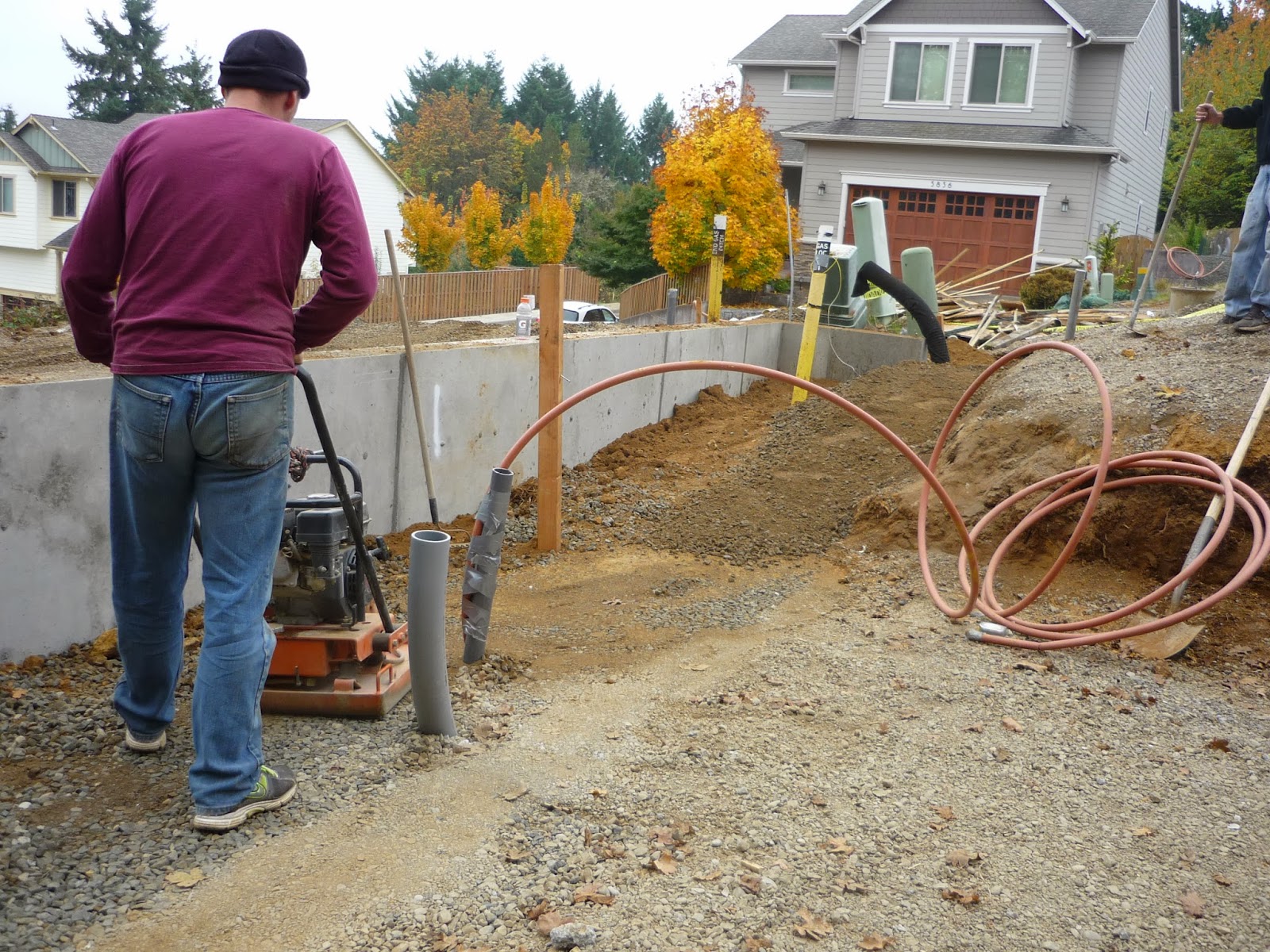 Sparrow Hill House Project: First Conduits & Completion of East Side ...
