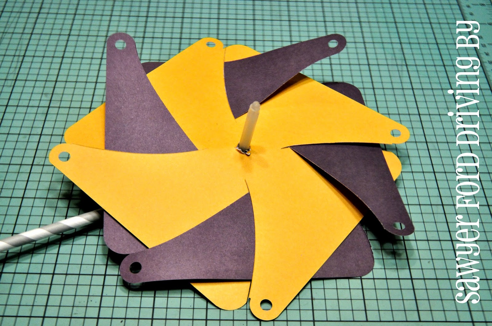 Sawyer Ford Driving By: Pinwheel Punch Board