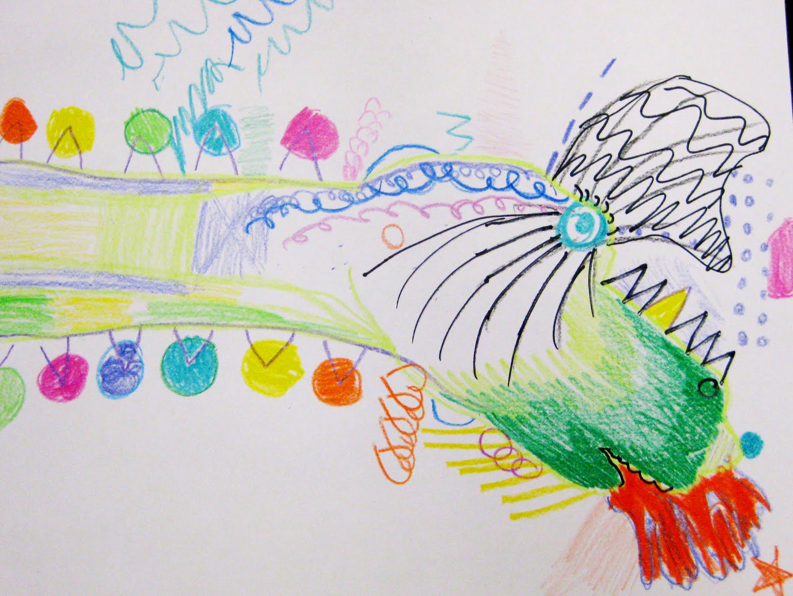 Briargrove Elementary Art Page: Hand Creatures - Individual Drawings