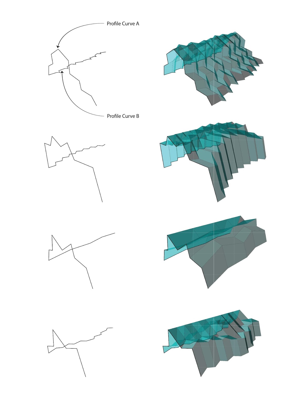 Posts and Reflections: A Grasshopper Routine for Generating Folded ...