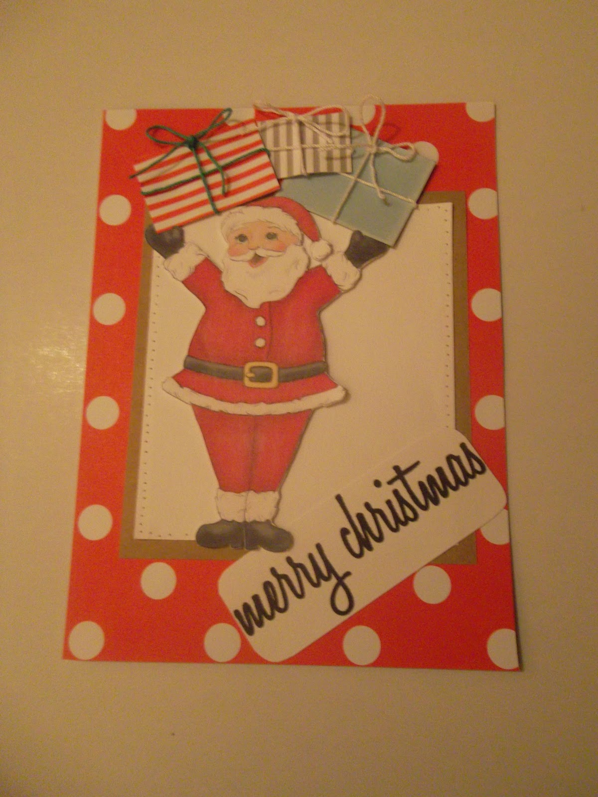 Baú das Mil Ideias: O meu primeiro postal de Natal