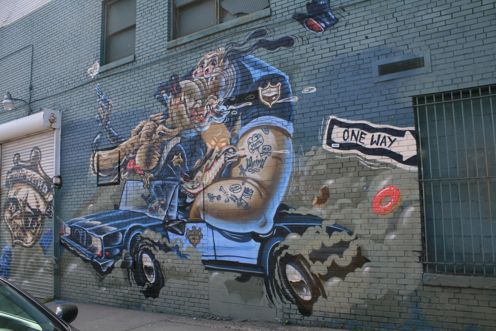 INSIDE THE ROCK POSTER FRAME BLOG: Nychos & The Weird Villains Mural ...