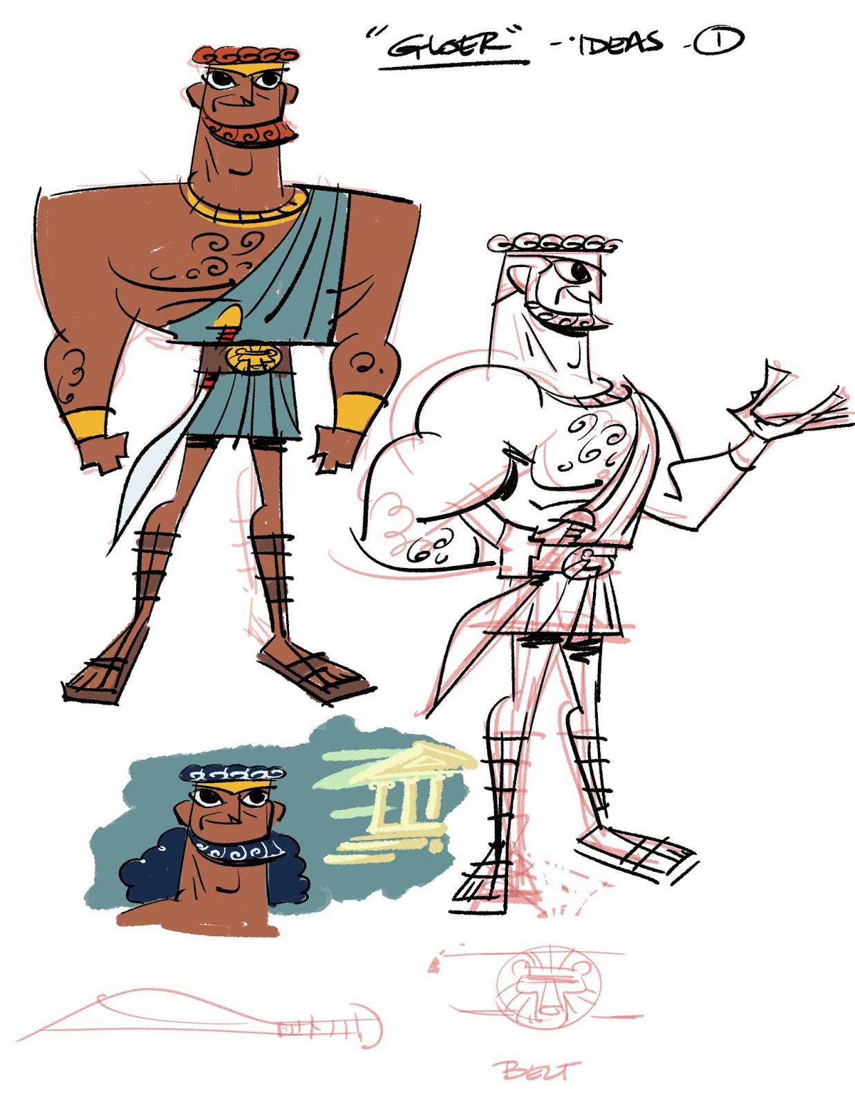 Samurai Jack Character Design