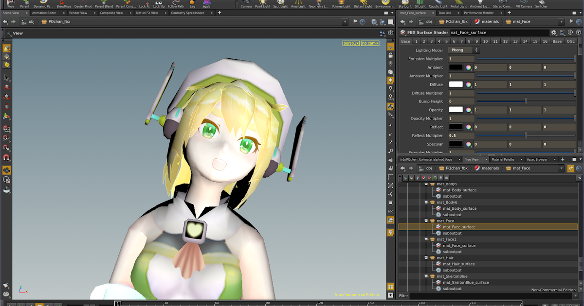 Mtk's Blog: Houdini APPRENTICE のFBXファイルの互換性を試してみました