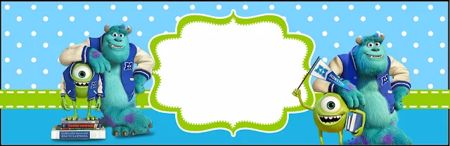 Monster University: Free Printable Labels, Free Printables and Toppers ...