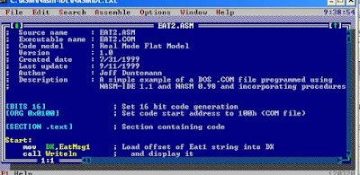 José Ariza: IDE´S de Lenguaje Ensamblador