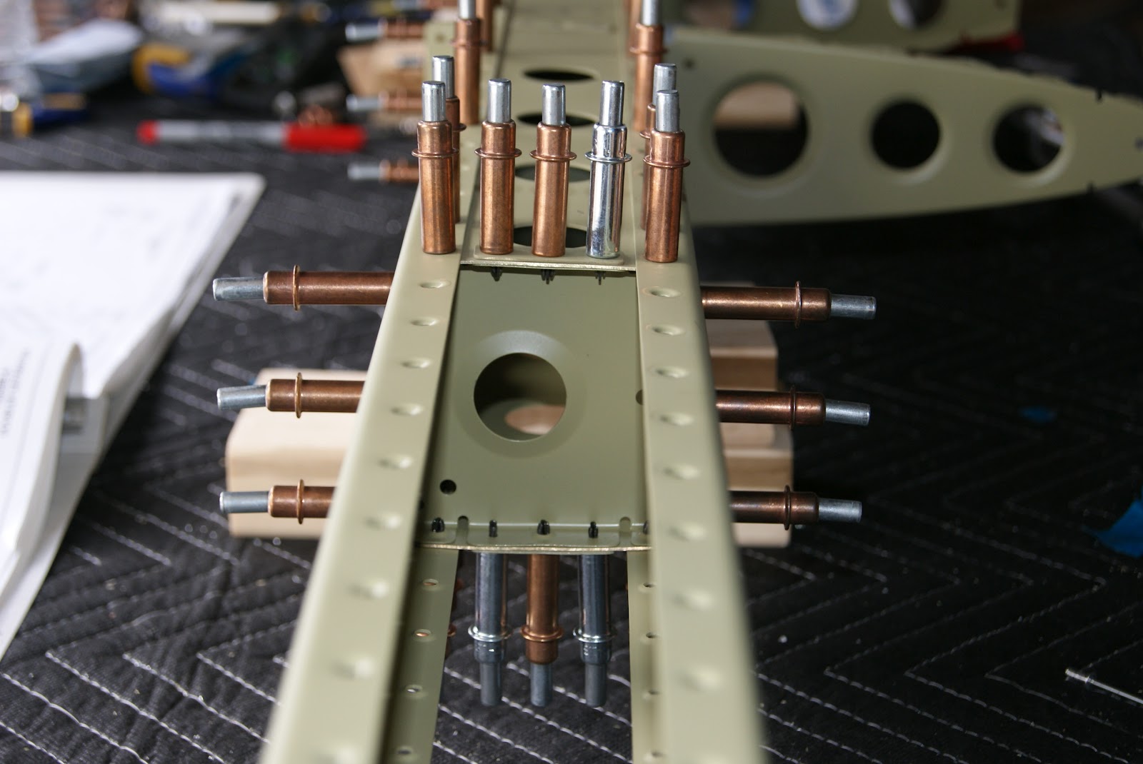 DOG Aviation John's RV-12 Blog: Completing Spar Box Assembly Order Change