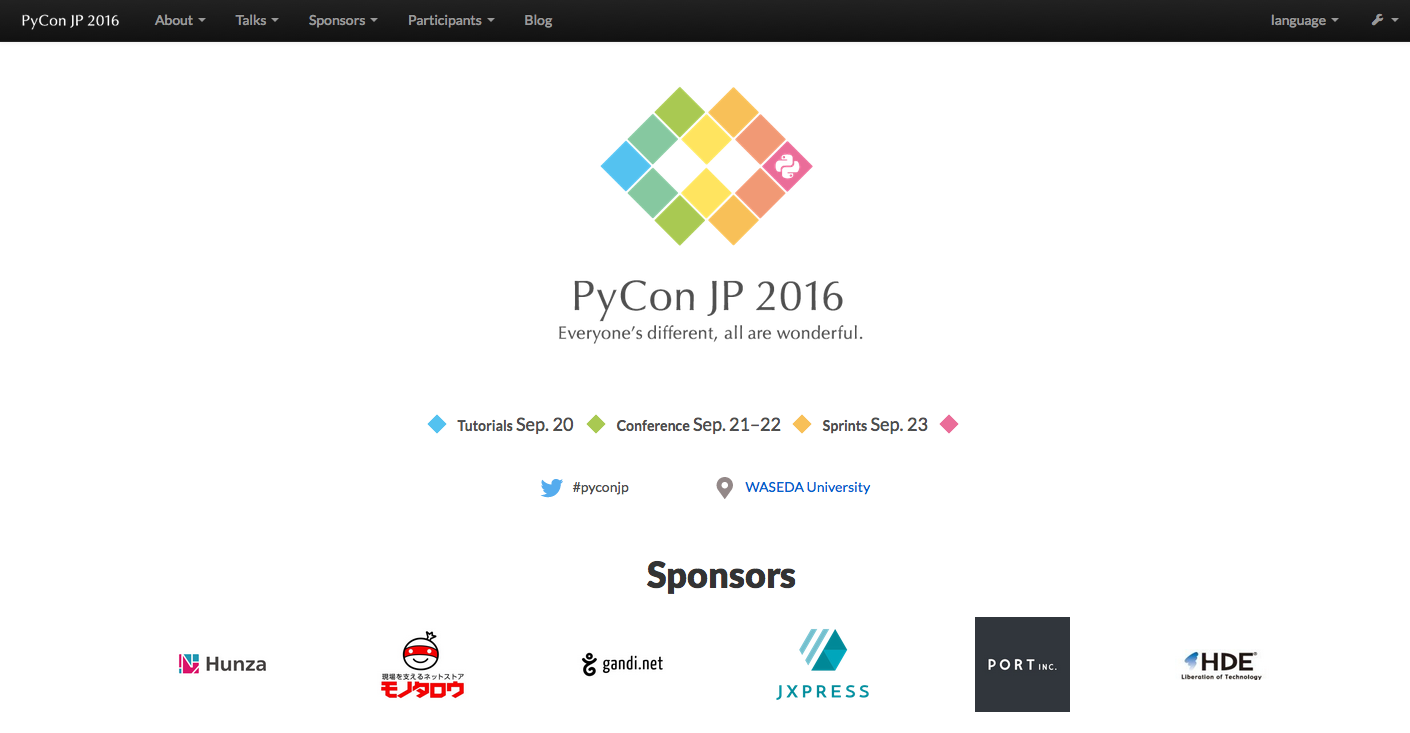 Pycon Jp 2016 Call For Proposals