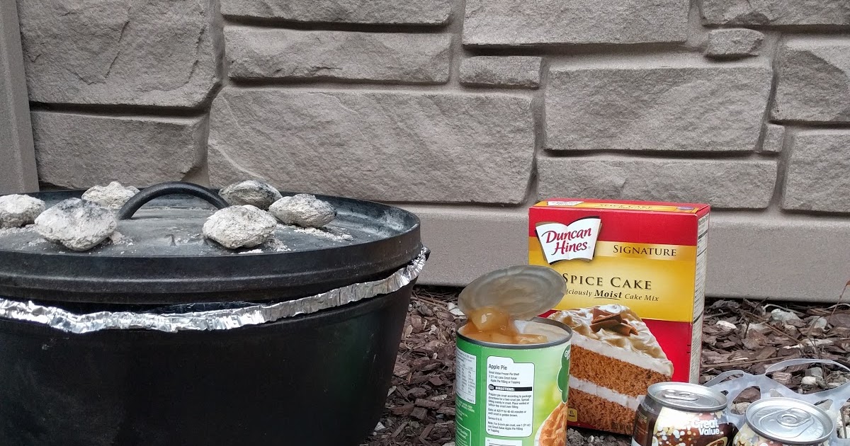 BYU Dutch Oven and Camp Cooking: Root Beer Apple Spice Cake