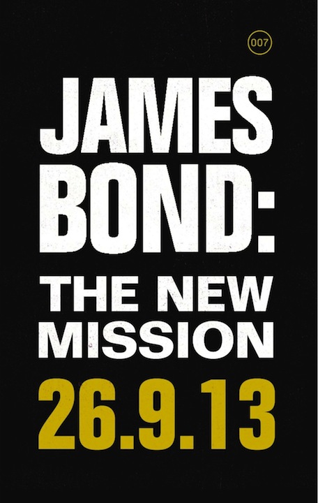 The Book Bond: NEW JAMES BOND BOOK TITLE TO BE REVEALED ON MONDAY