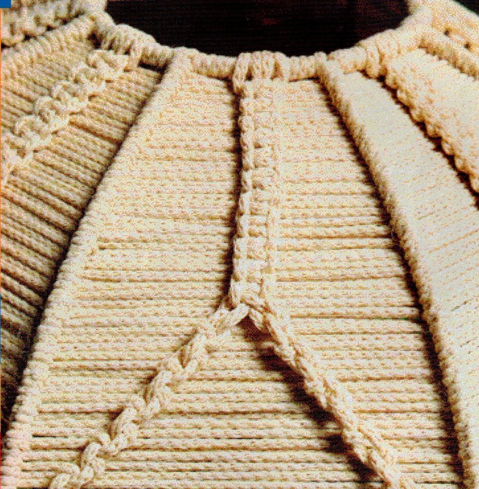 Lámpara decorada en macramé | Tejidos con Ale