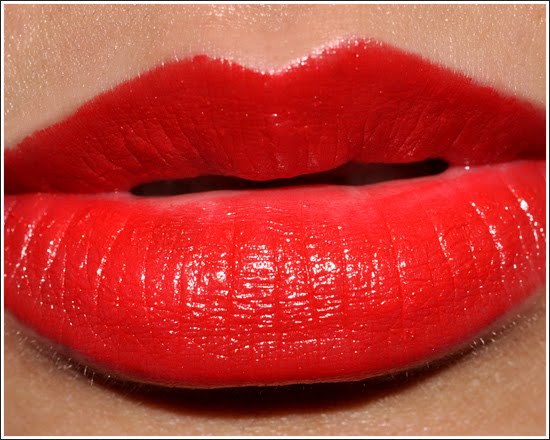 non-pretty how town: Orange-Red Lipstick