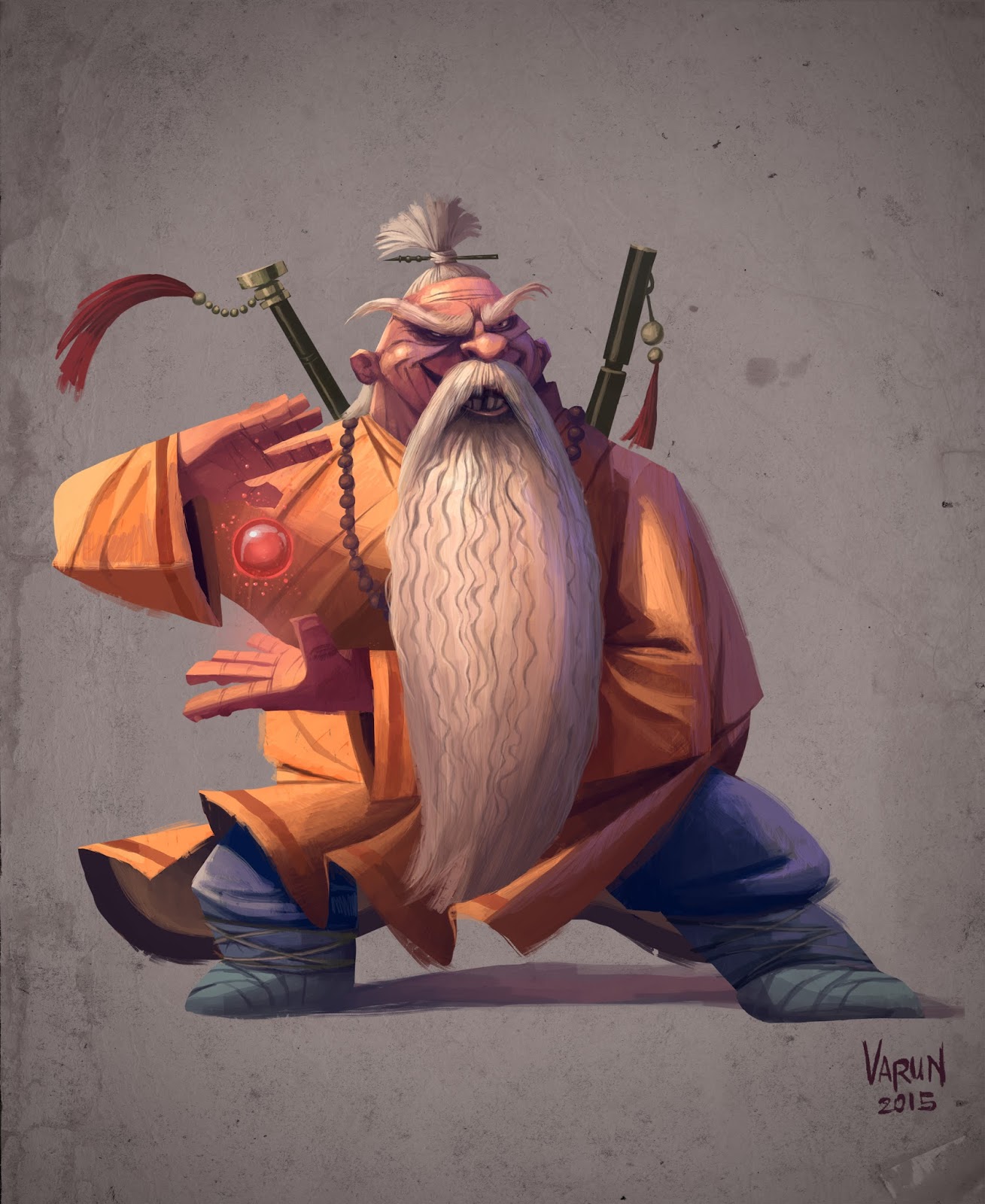 Varun's Blog: Shaolin Monk Character Design