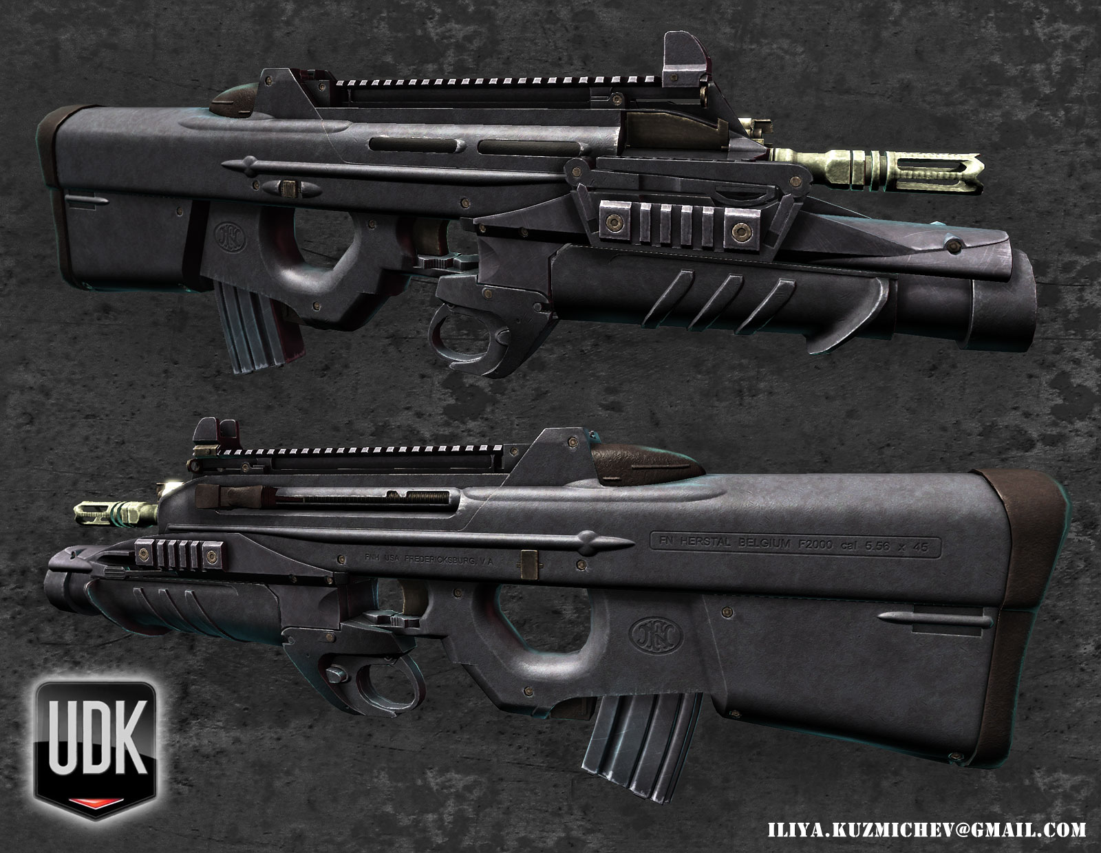 Art of Ilya Kuzmichev: FN F2000