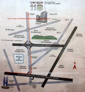 Malaysia Maps Library: Map of Wangsa 118