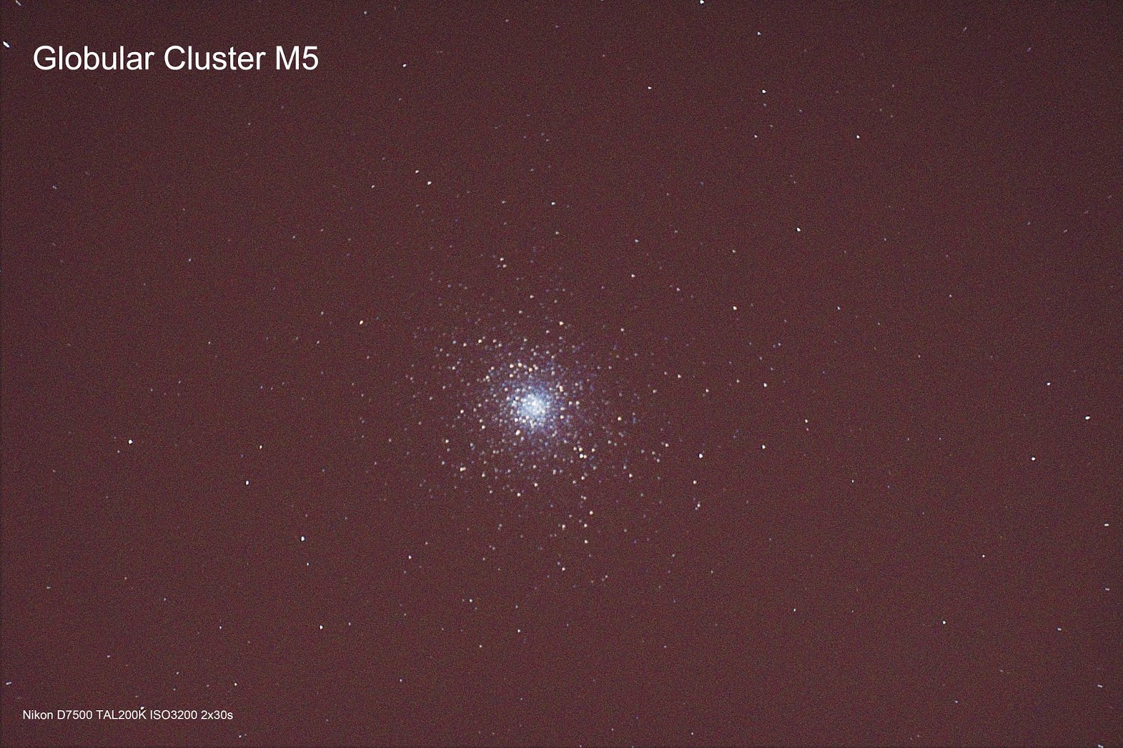 Pascal Hilkens Astro Page : Globular Cluster Messier M5