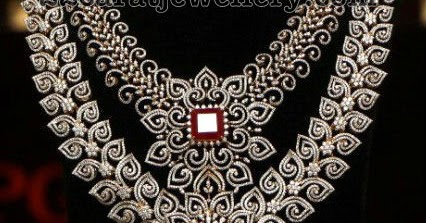 Two Layer Diamond Long Set - Jewellery Designs