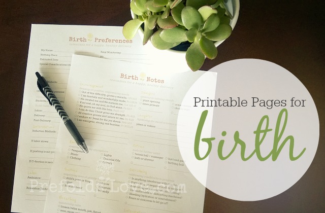 Prefolds Love: Birth Notes