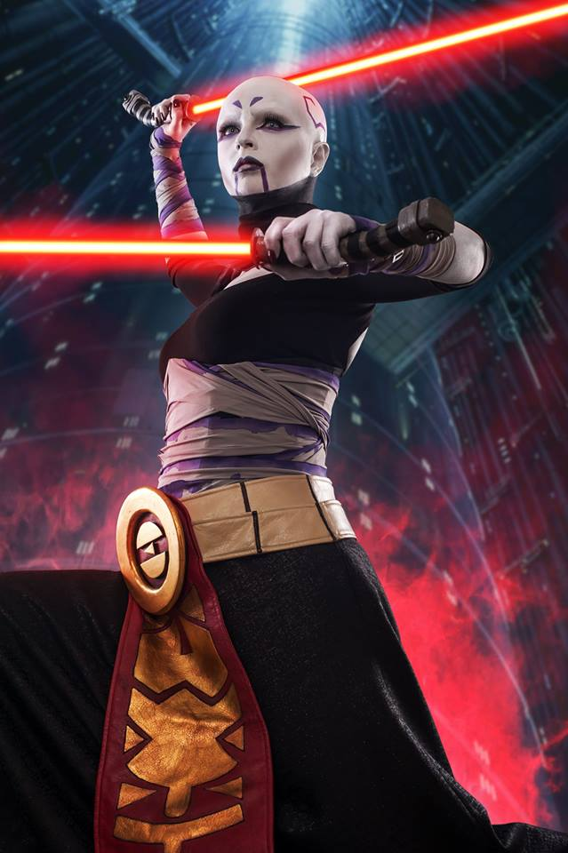Star Wars Asajj Ventress Cosplay - Arte no Papel Online