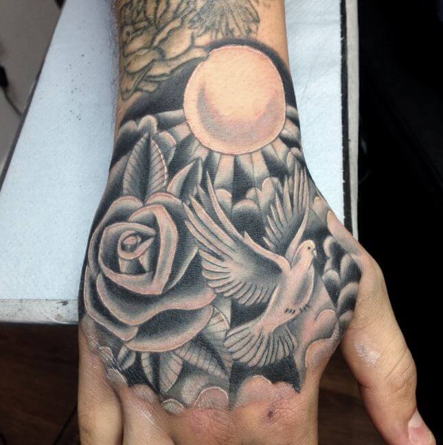 100+ Peace Dove Tattoos For Guys (2019) Realistic Designs | Tattoo ...