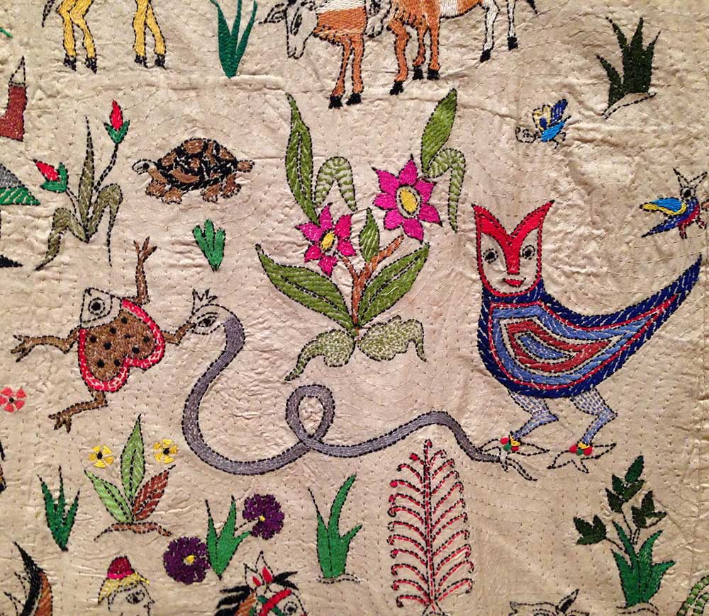 Daughter Number Three: Kantha Animals