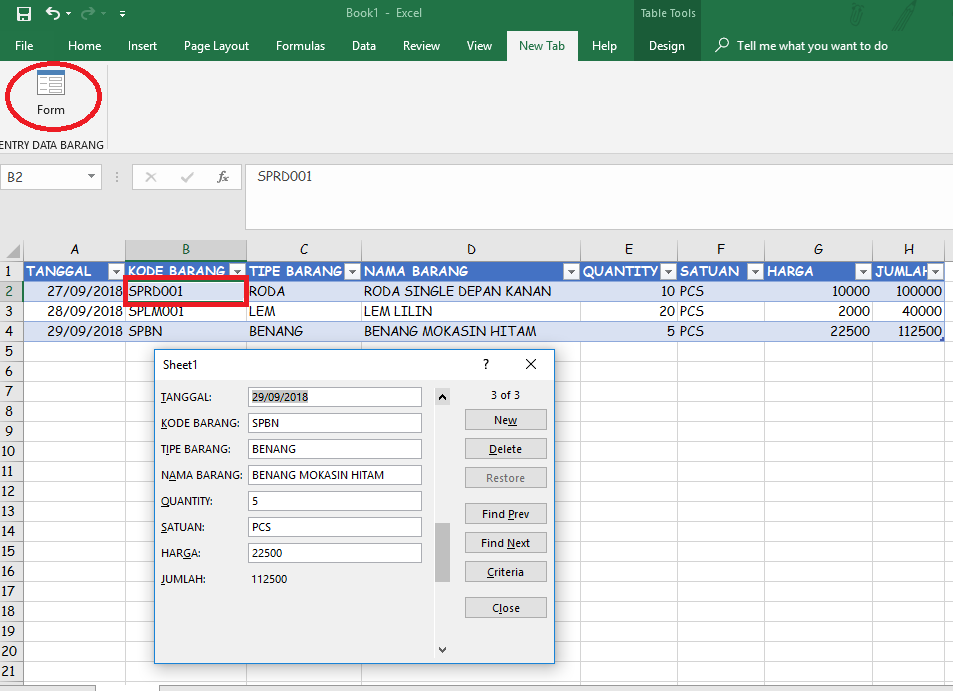 CARA MEMBUAT FORM EXCEL DENGAN MUDAH - Maul's Note
