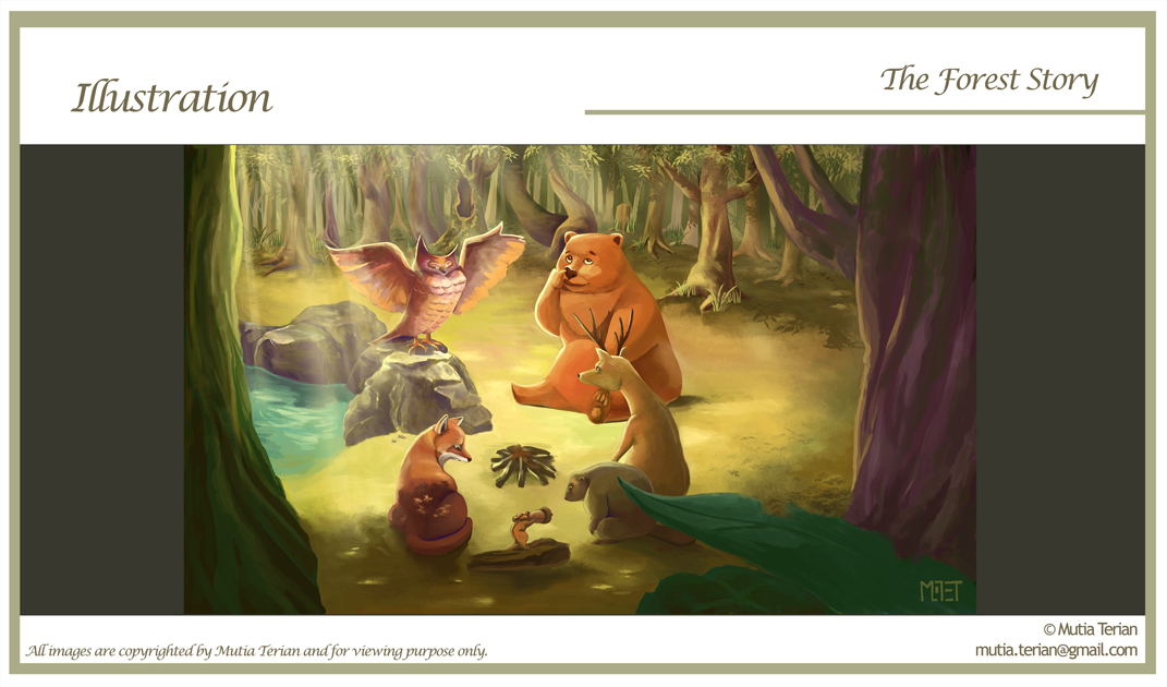 The Art of Mutia Terian: The Forest Story - Updated