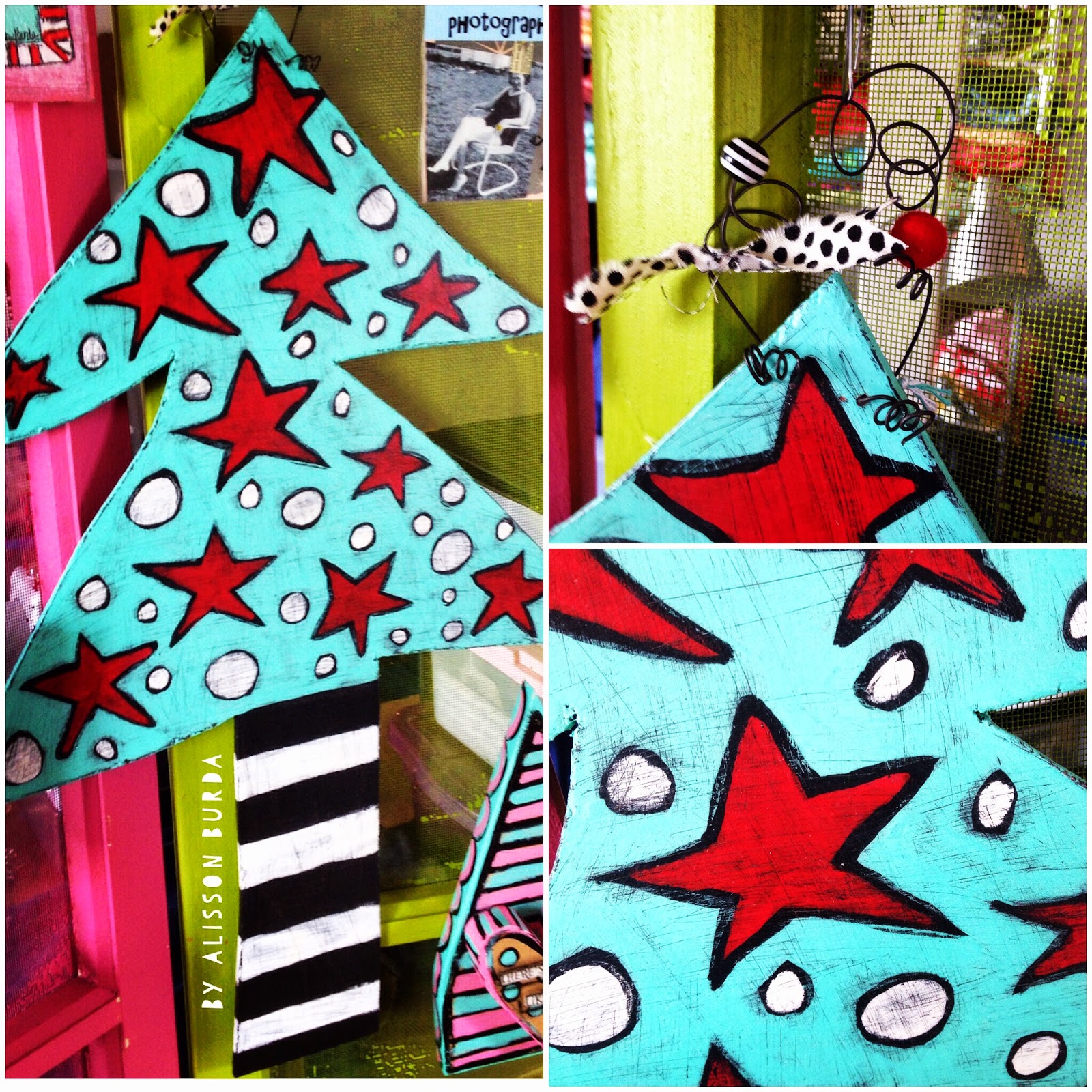 My Artsy Fartsy Life: Funky Xmas Trees!