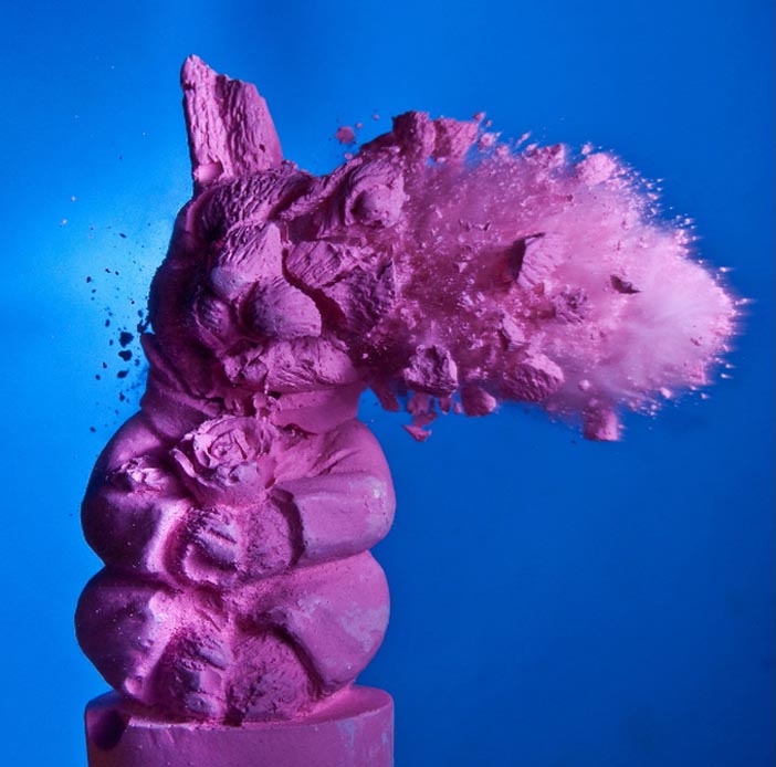 Impresionantes imágenes de objetos explotando – duendevisual