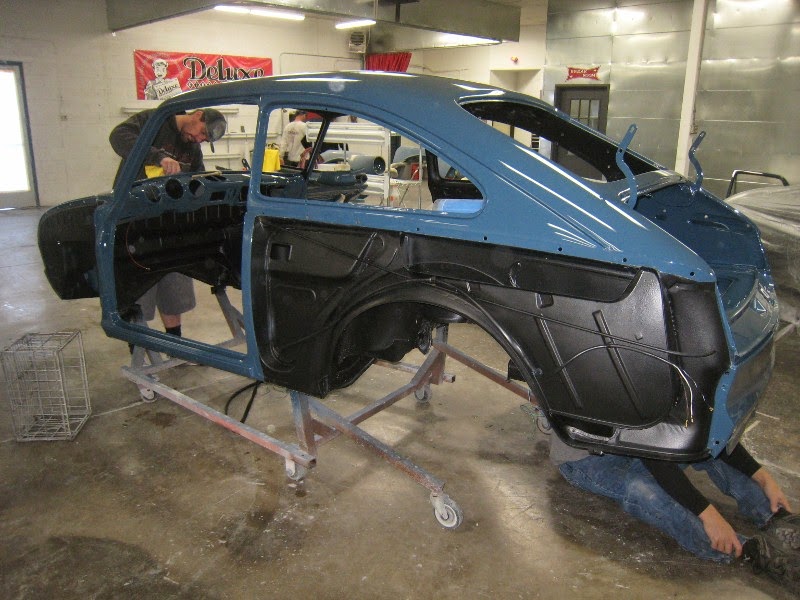 VW Type 3 Dream Build : Body and Pan Assembly Time at Deluxe Customs!!