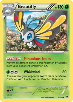 Beautifly -- Roaring Skies Pokemon Card Review | PrimetimePokemon's Blog