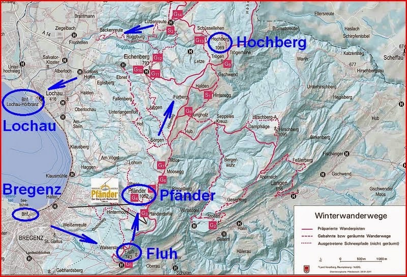 Pfannenstiel Wanderblog: Winterwanderung Pfänder-Höhenweg: Bregenz ...