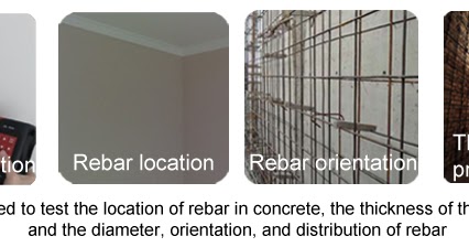 Application of our rebar locator~ #reinforcement #concrete